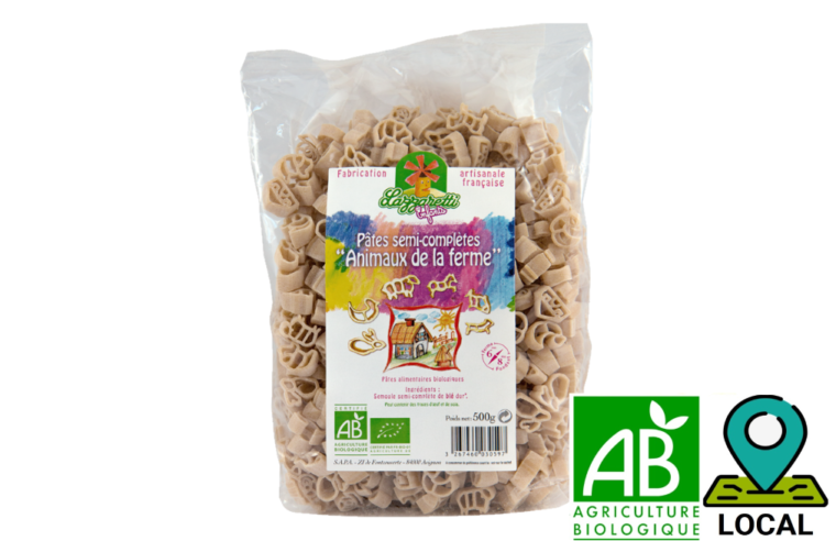 Pates semi-complètes « Animaux de la ferme » Bio – Kapgreen