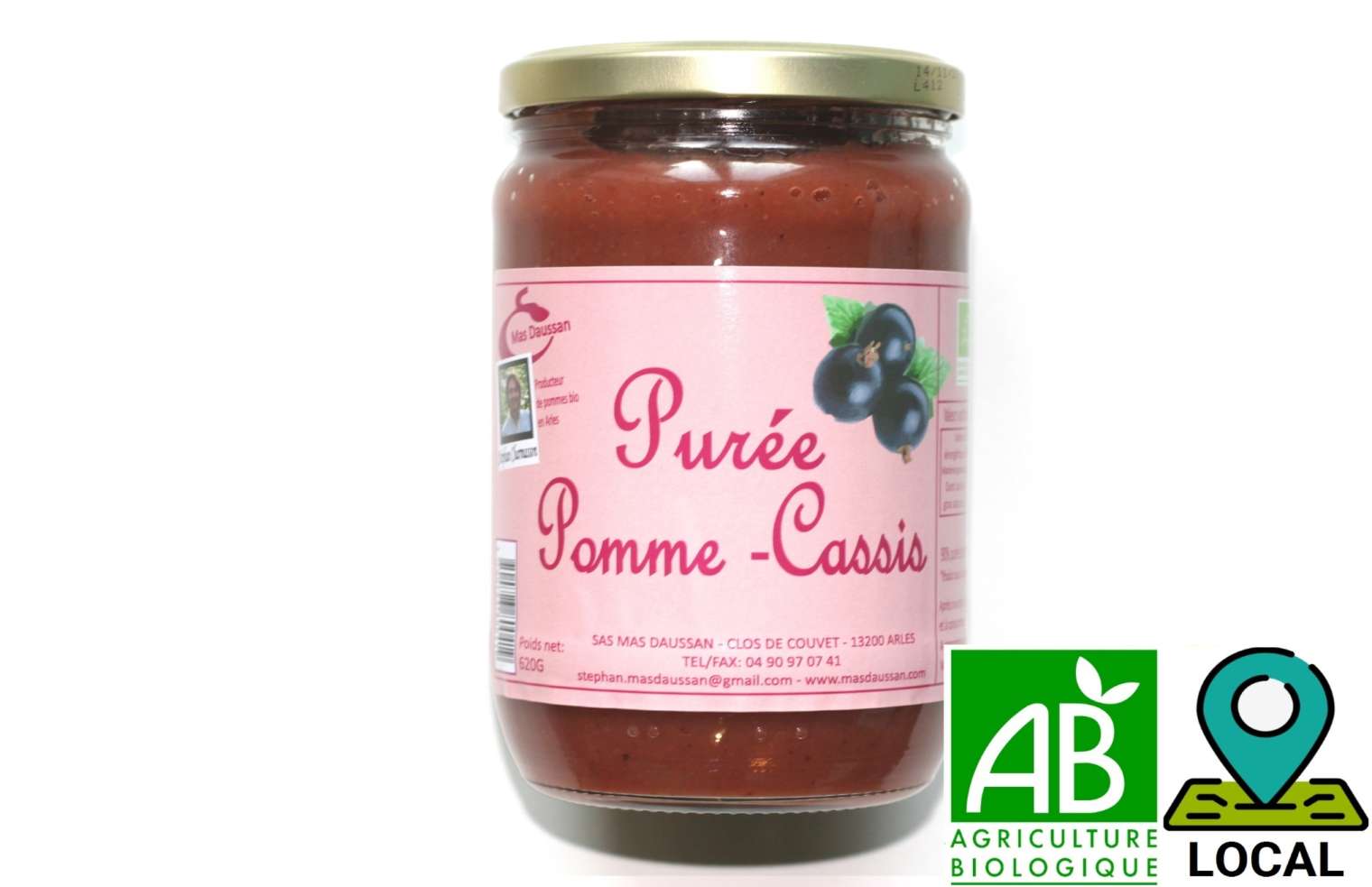 Purée pomme – Cassis Bio – Kapgreen
